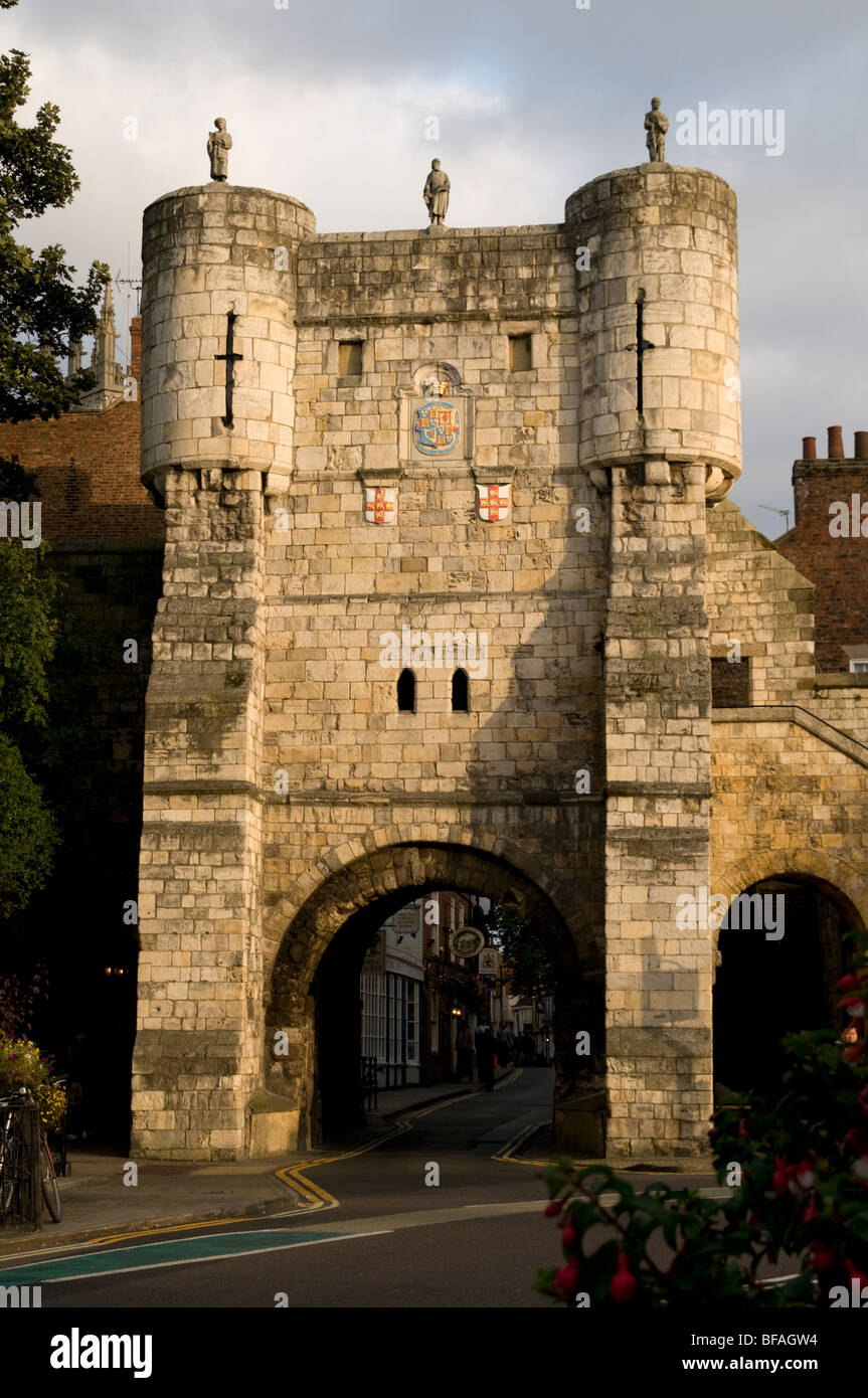 Historic City walls of York England Stock Photo - Alamy