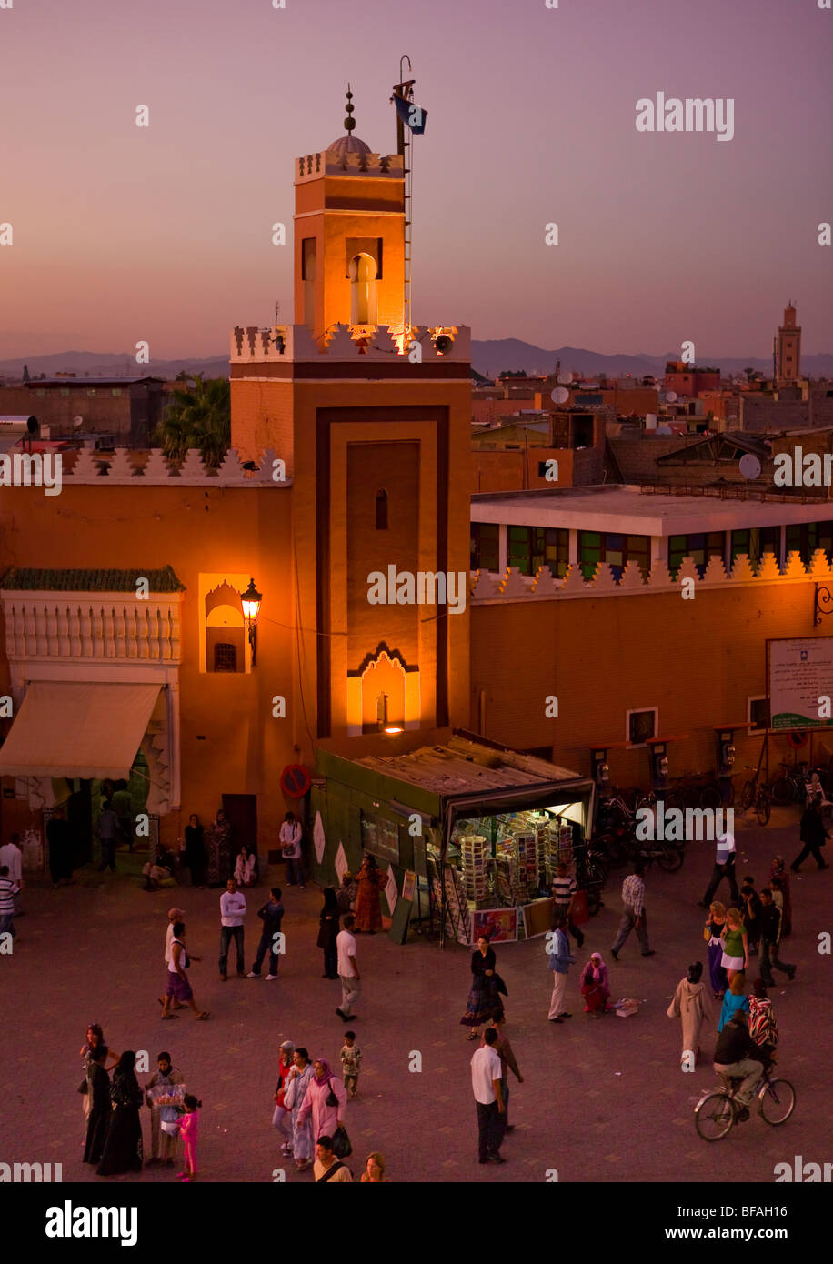Marrakesh city view hi-res stock photography and images - Alamy