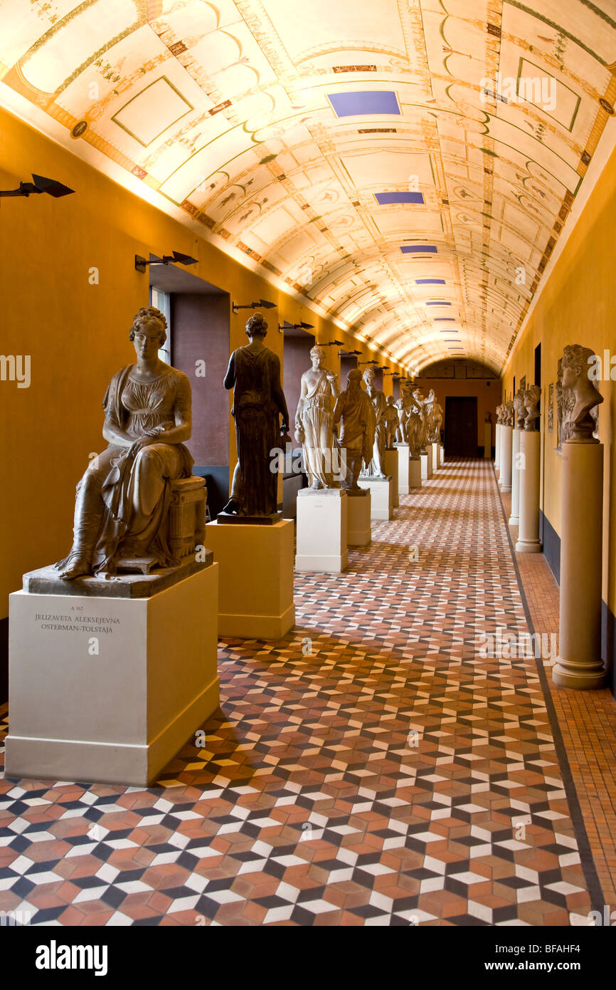 Inside Thorvaldsens Museum in Copenhagen Denmark Stock Photo - Alamy