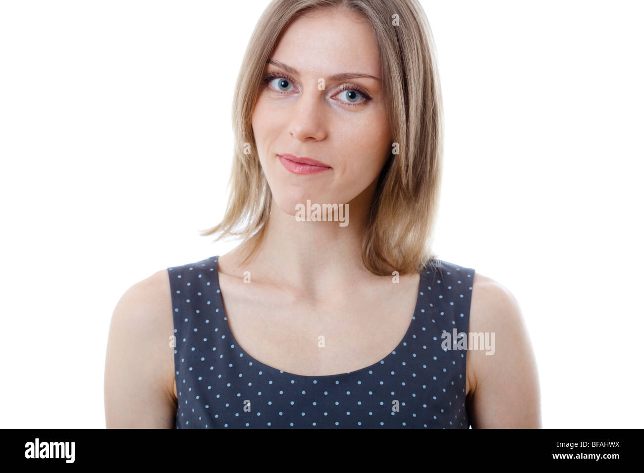 Softly smiling hi-res stock photography and images - Alamy