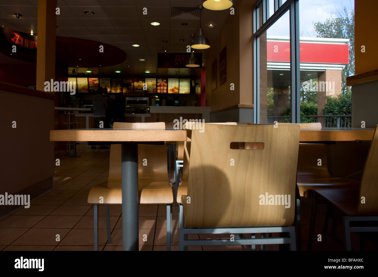 Interior of KFC Stock Photo - Alamy