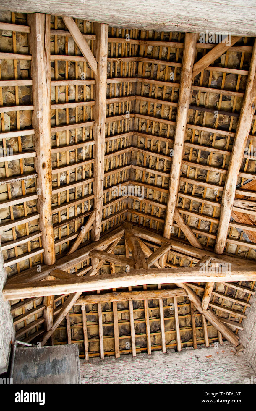 Detail of ancient roof Stock Photo - Alamy