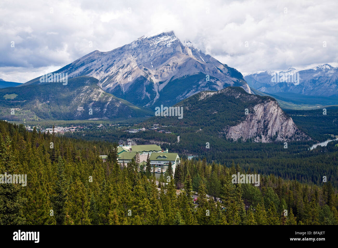 CANADA; Alberta;Banff;"Sulphur Mountain";Banff National Park;Canadian ...