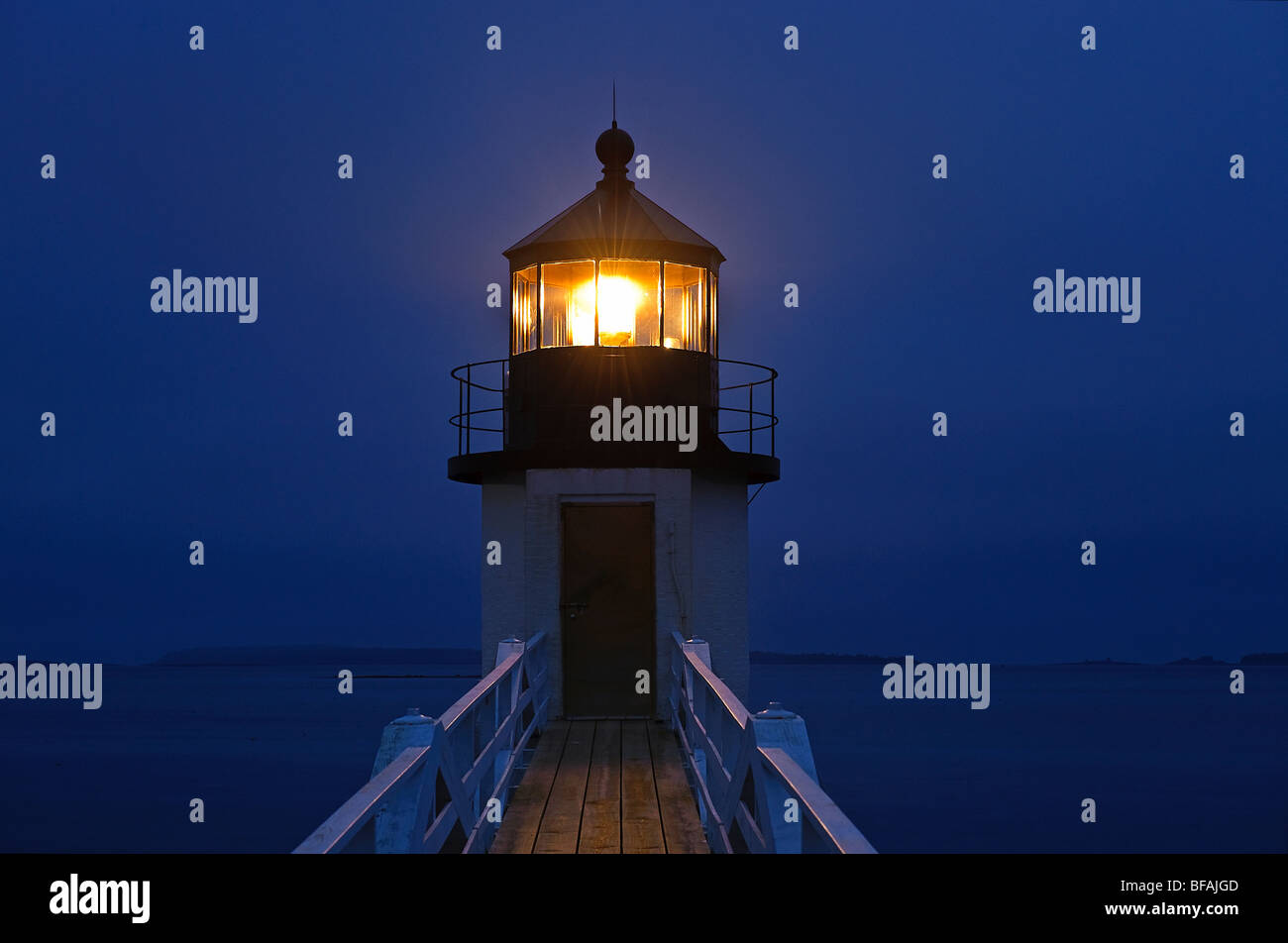 Marshall Point Light Station, Port Clyde, Maine, USA Stock Photo - Alamy
