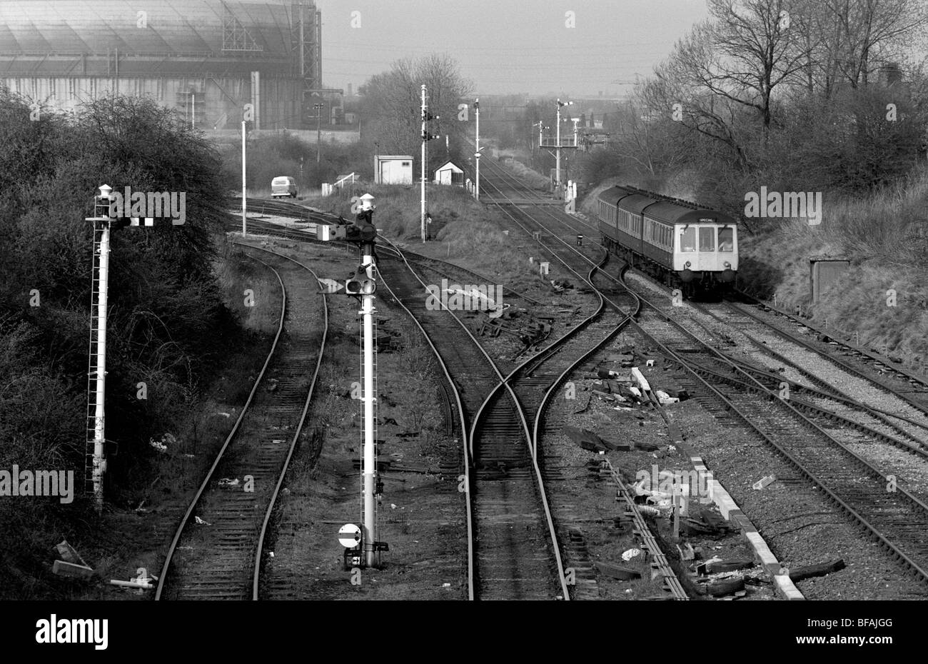 Train passing Three Spires Junction, Coventry, West Midlands, England ...