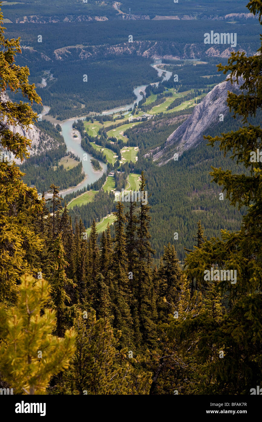 Observatory top sulphur mountain banff hi-res stock photography and ...