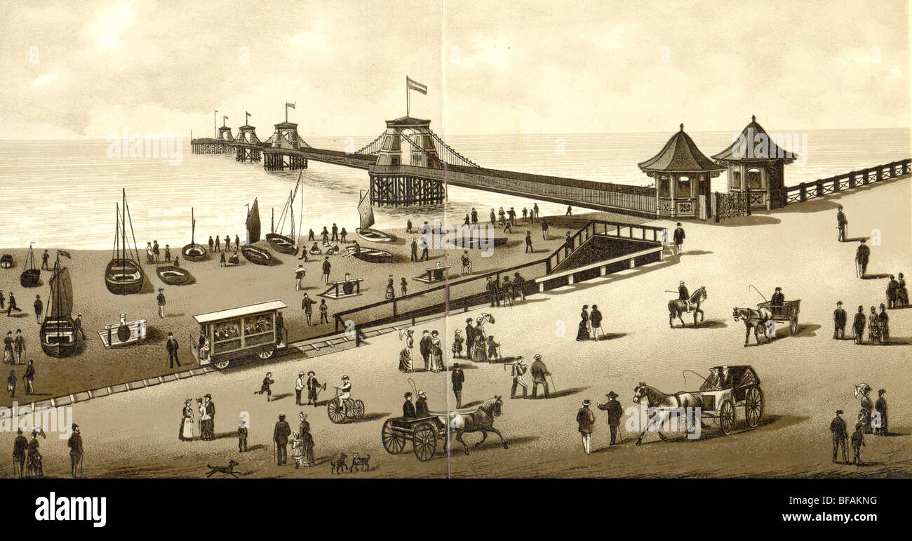 Brighton chain pier hi-res stock photography and images - Alamy