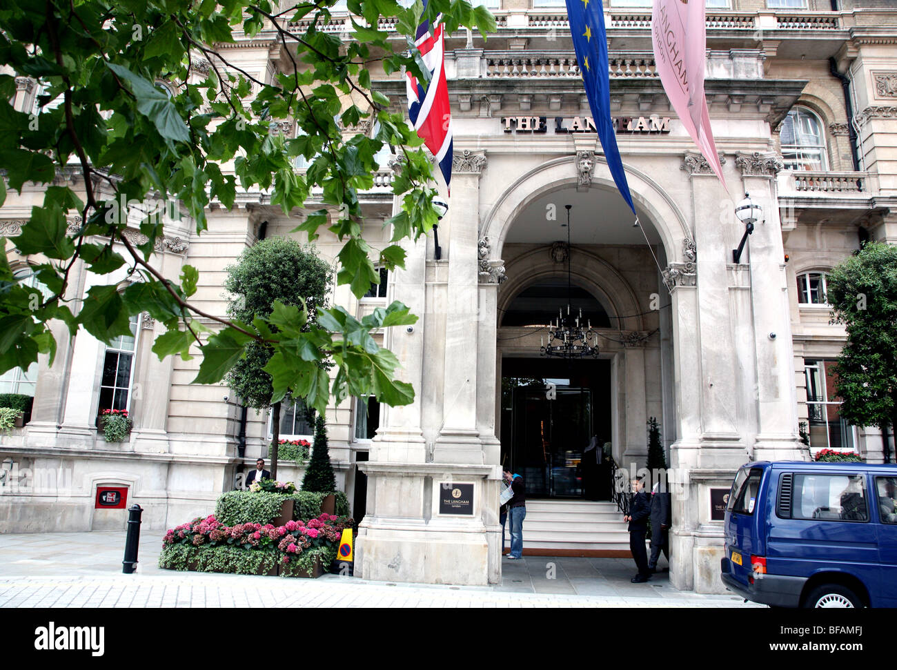 The Langham Hotel, London W1 Stock Photo - Alamy
