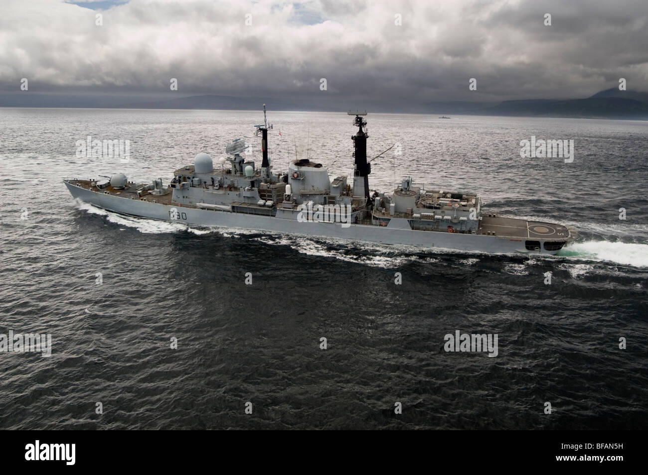 HMS Southampton type 42 destroyer, 1981 - 2009 Stock Photo - Alamy