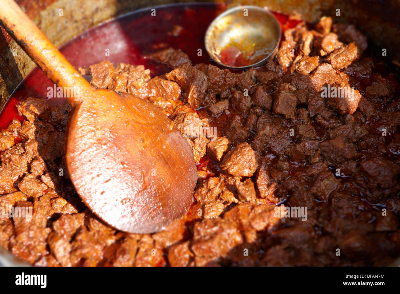 Beef Porkolt ( marhaporkolt). Paprika food festival. Hungary Stock ...