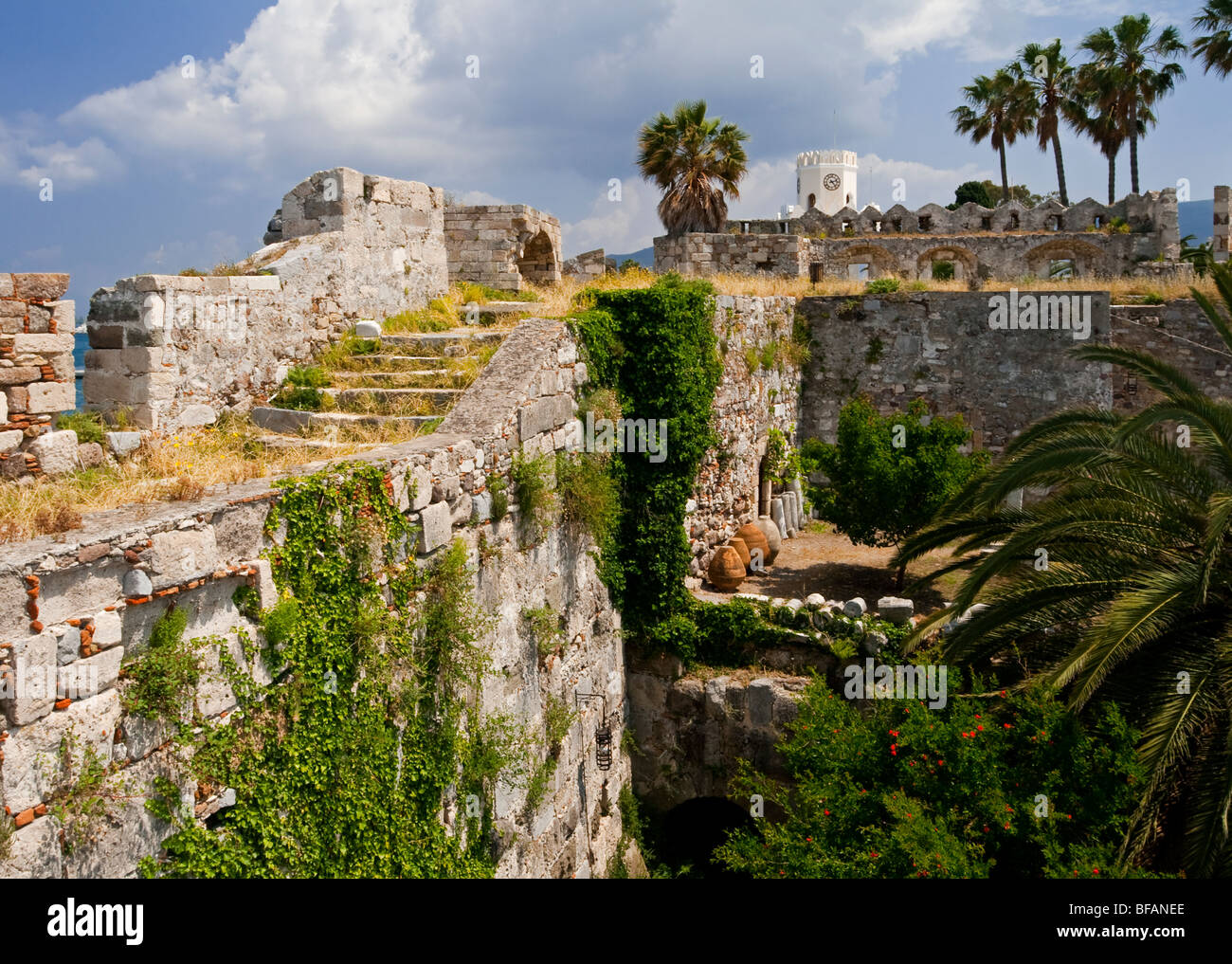 Kos Castle or the Knight's Castle also known as Neratzia Castle a 14th ...