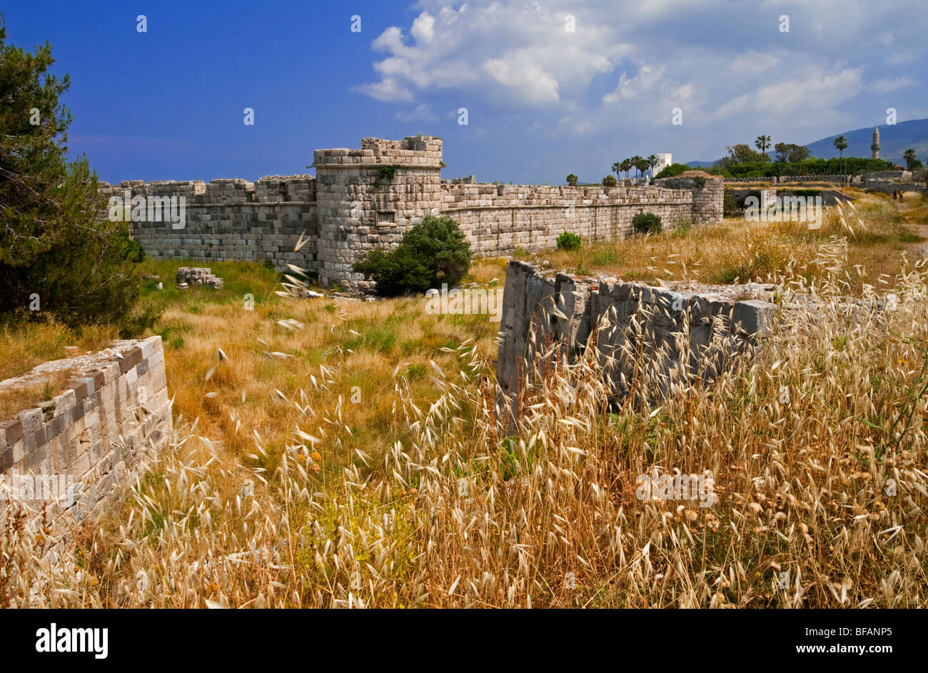 Kos Castle or the Knight's Castle also known as Neratzia Castle a 14th ...