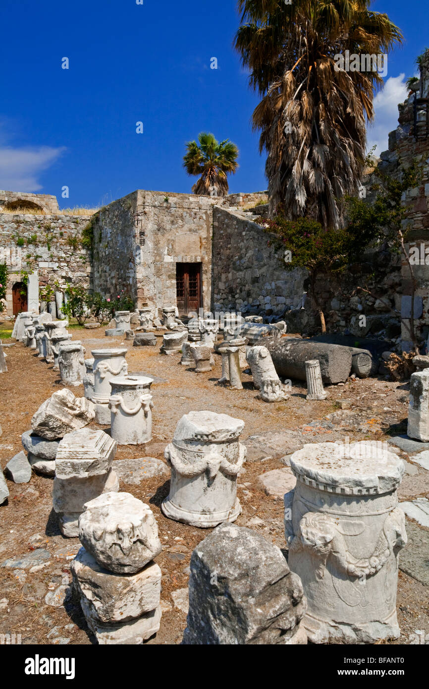 Kos Castle or the Knight's Castle also known as Neratzia Castle a 14th ...