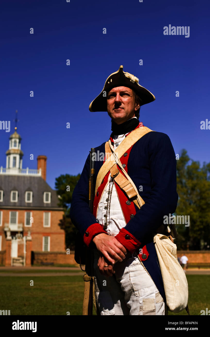 actor in colonial williamsburg Stock Photo - Alamy