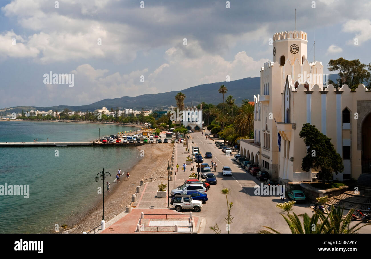 Kos town beach hi-res stock photography and images - Alamy