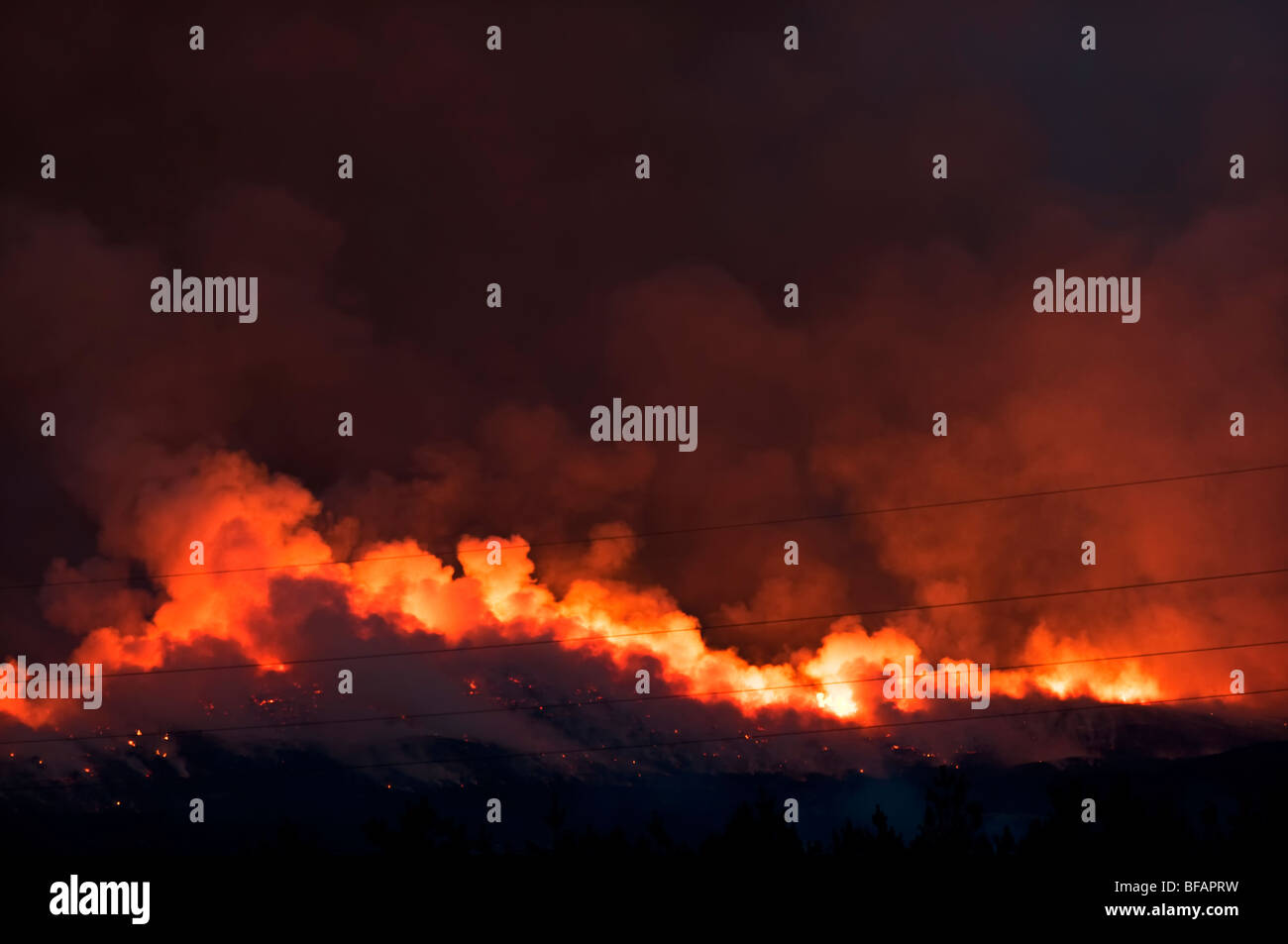 Wildfire scotland hi-res stock photography and images - Alamy