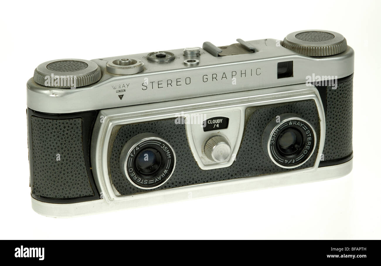 Wray Stereo Graphic Camera Stock Photo - Alamy