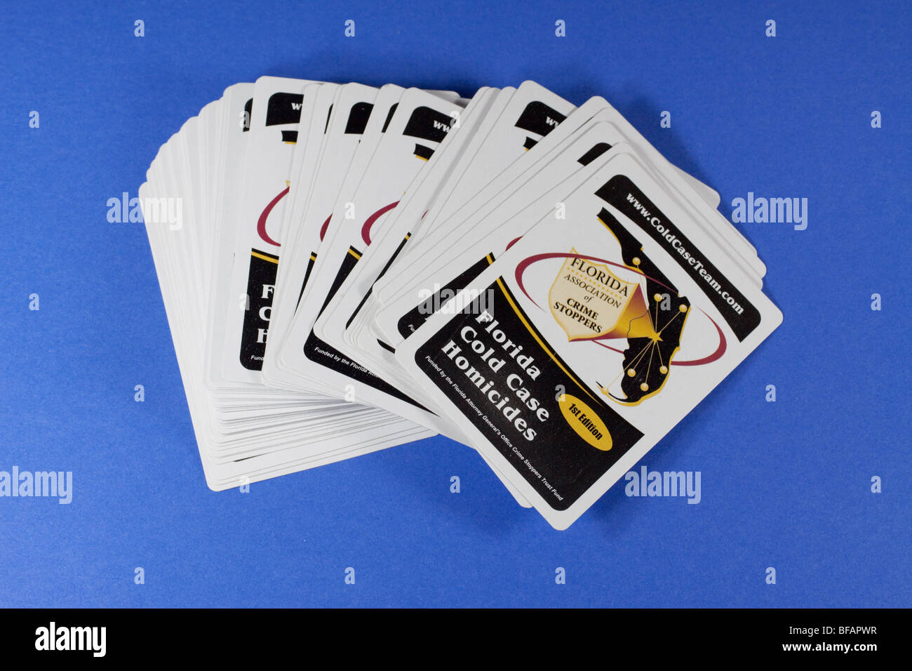 Deck of cards with information about Florida Cold Cases, homicides and ...