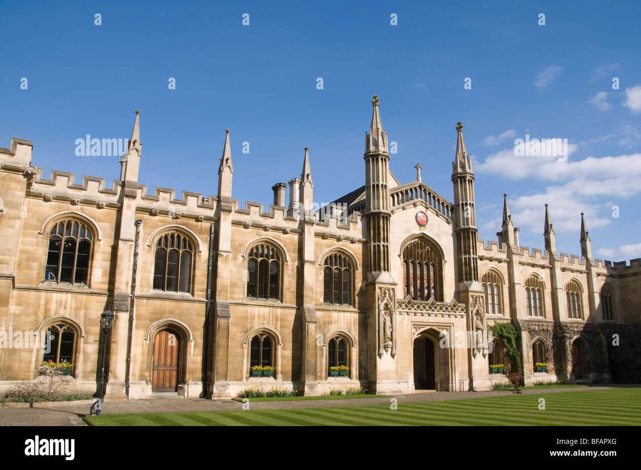 Photograph of Corpus Christi college Cambridge Cambridgeshire England ...