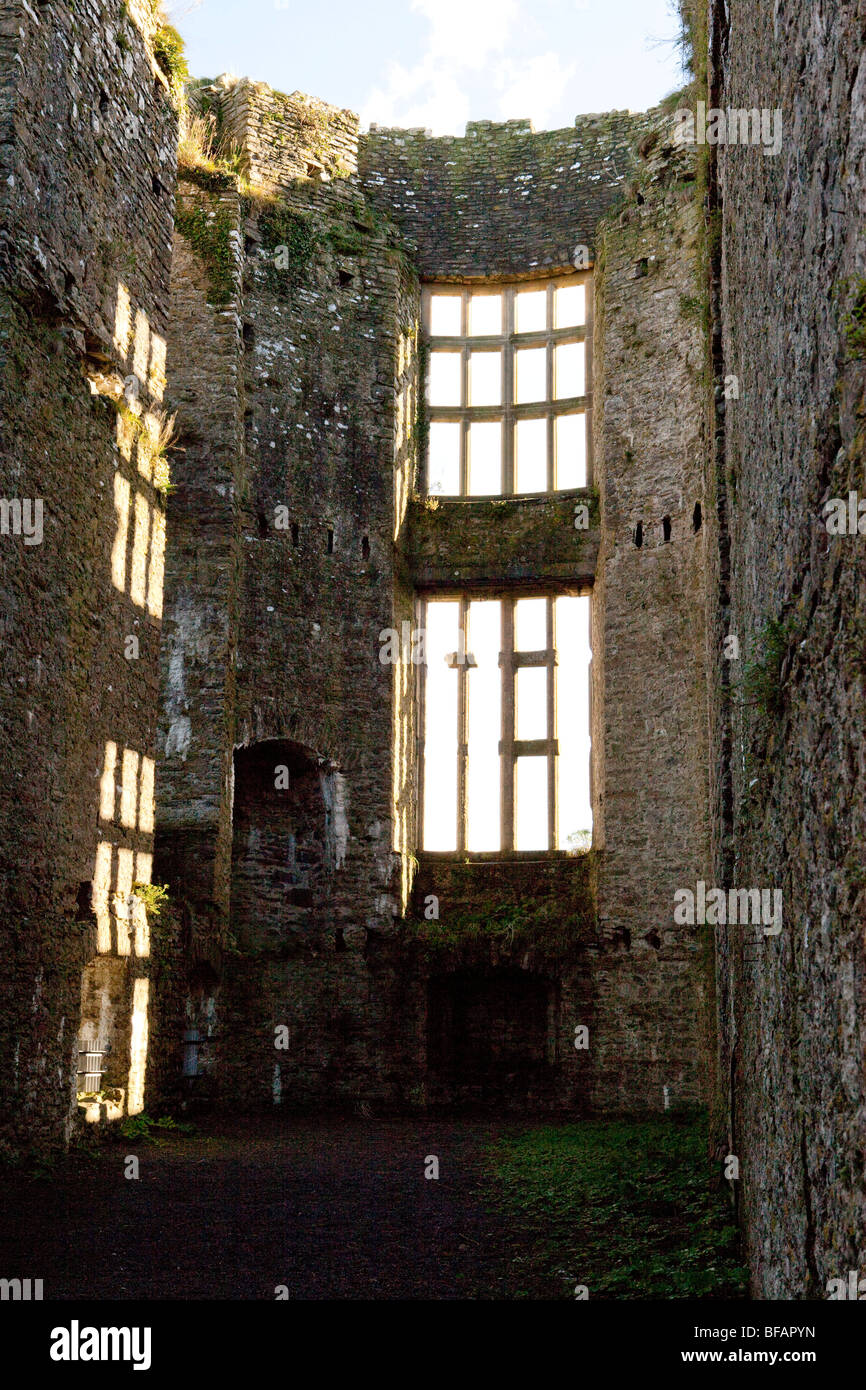 Carew castle Pembrokeshire, Wales built in 1270 Stock Photo - Alamy