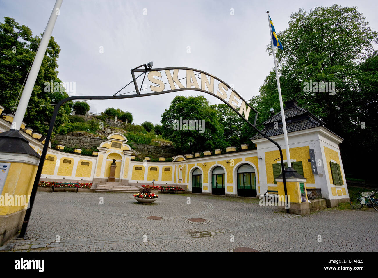 Entrance of Skansen Open Air Museum, Stockholm, Sweden Stock Photo - Alamy