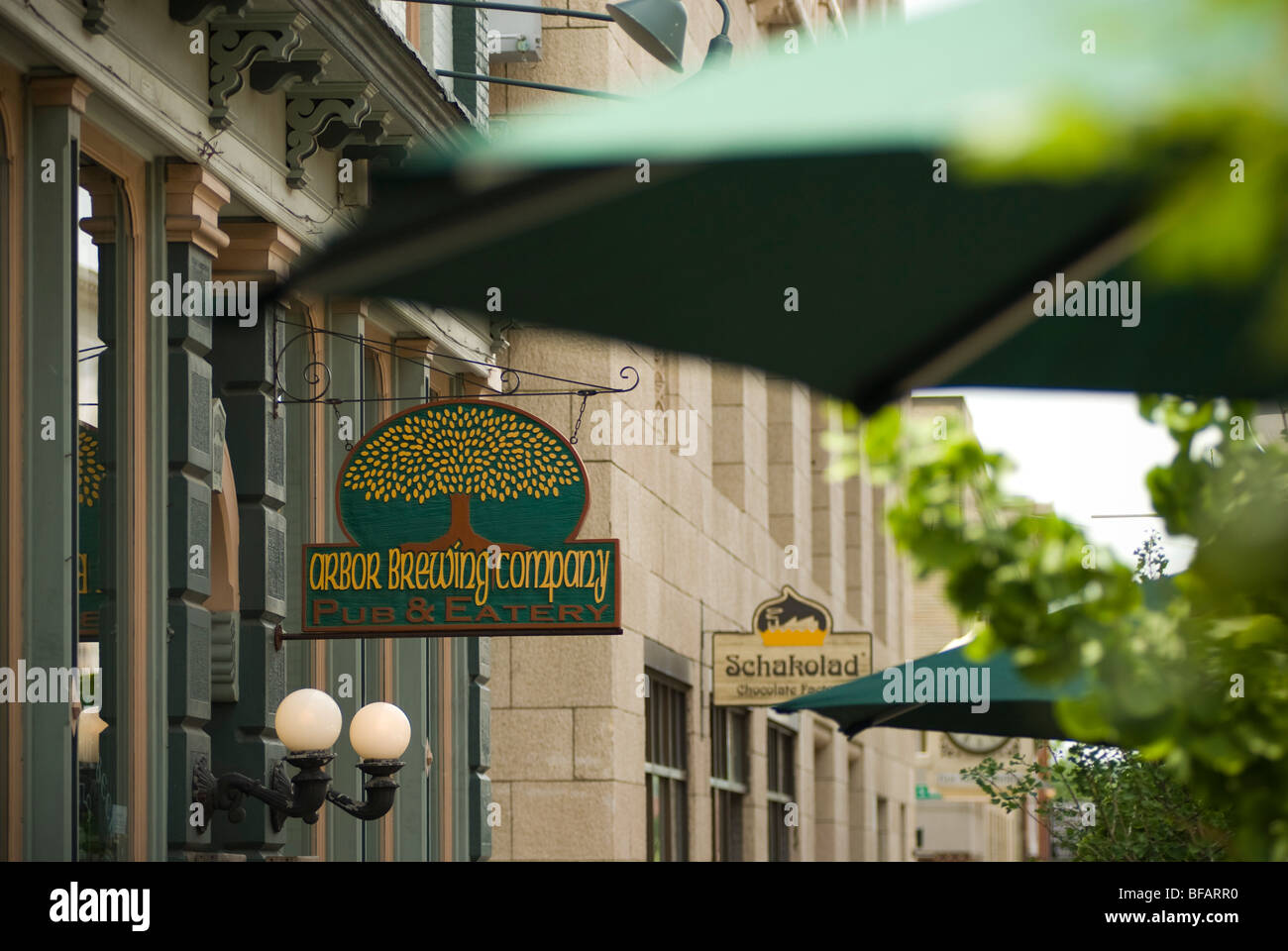 Downtown signage hi-res stock photography and images - Alamy