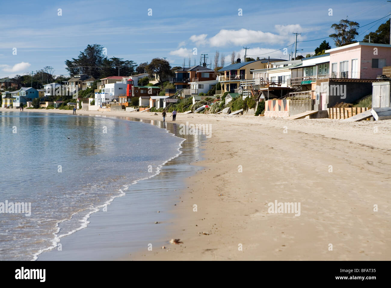Beachfront living on Opossum Bay Stock Photo - Alamy