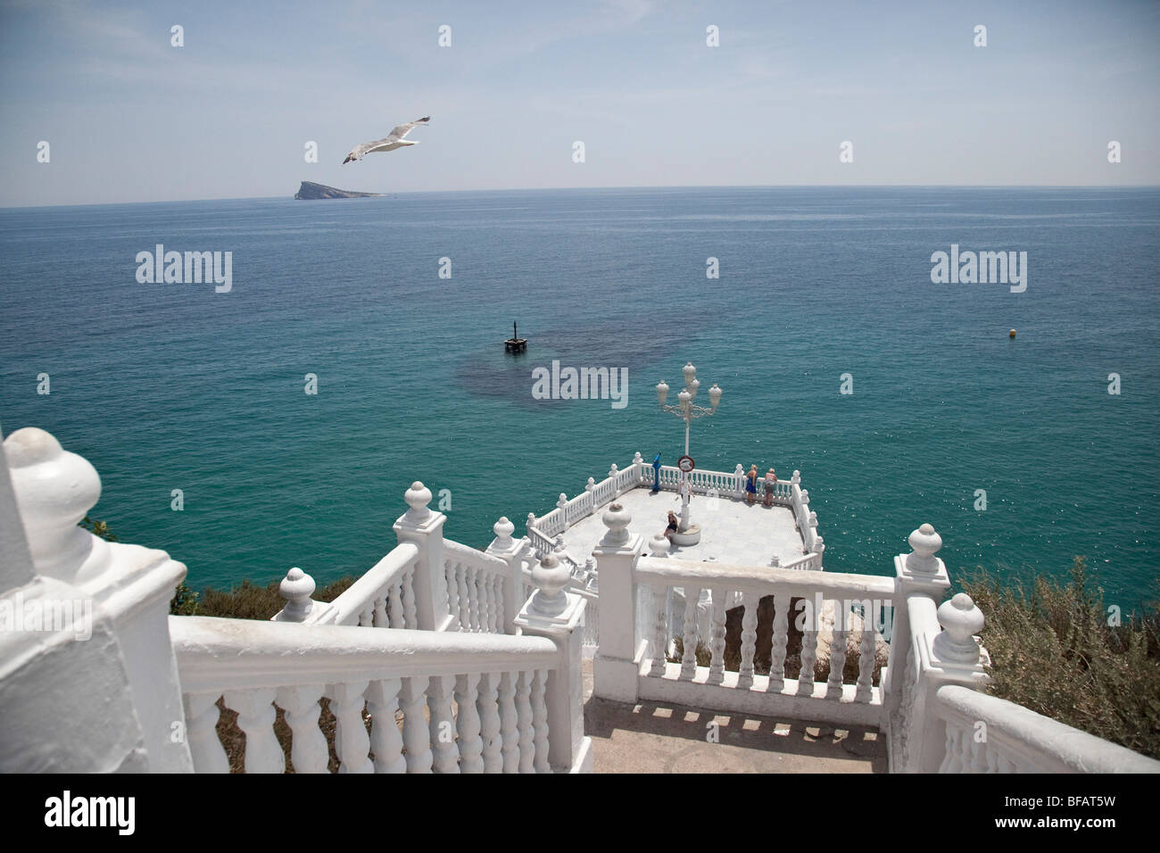 Beach in mediterranean sea benidorm hi-res stock photography and images ...