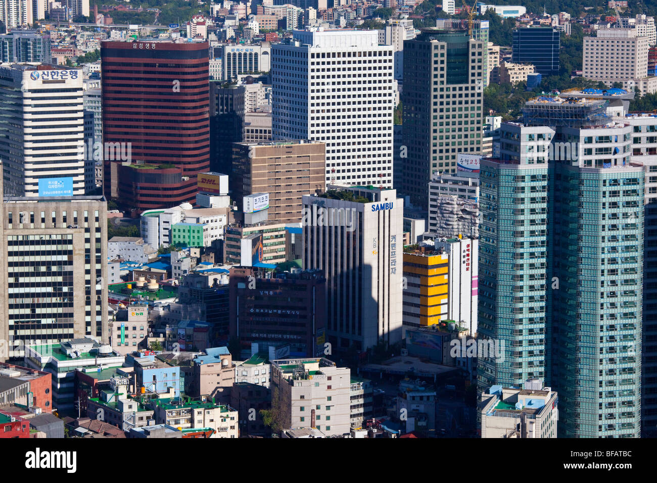 Skyline Seoul South Korea Stock Photo - Alamy
