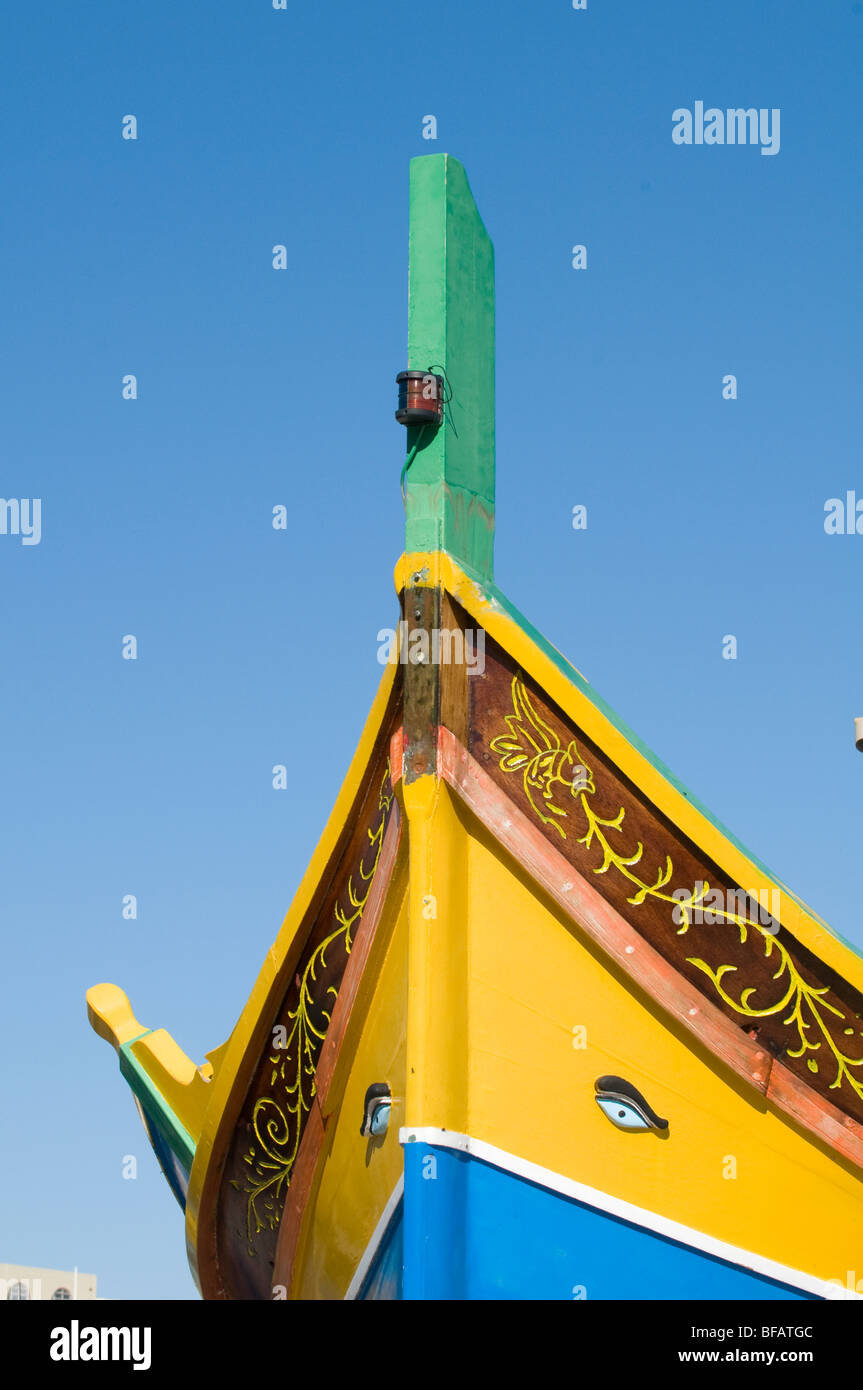 Colourful traditional fishing boat at Marsaxlokk Malta Stock Photo - Alamy Colourful traditional fishing boat at Marsaxlokk Malta Stock Photo - Alamy