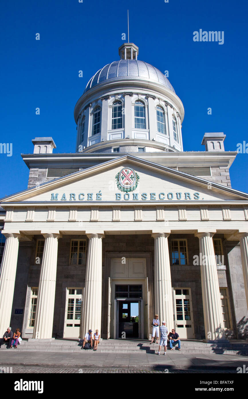 Marche Bonsecours in Old Montreal Canada Stock Photo - Alamy