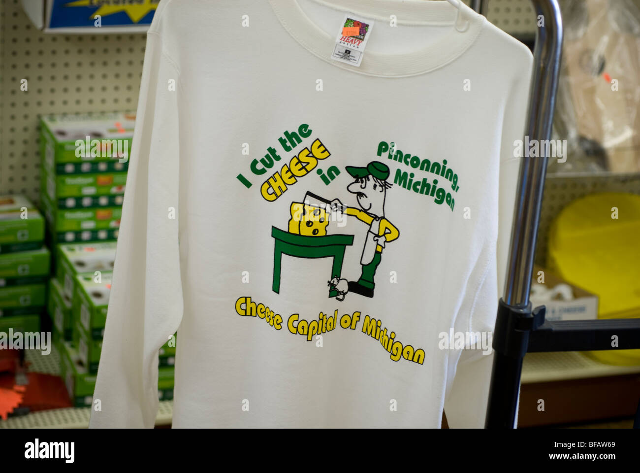 Pinconning cheese from pinconning michigan hi-res stock photography and ...