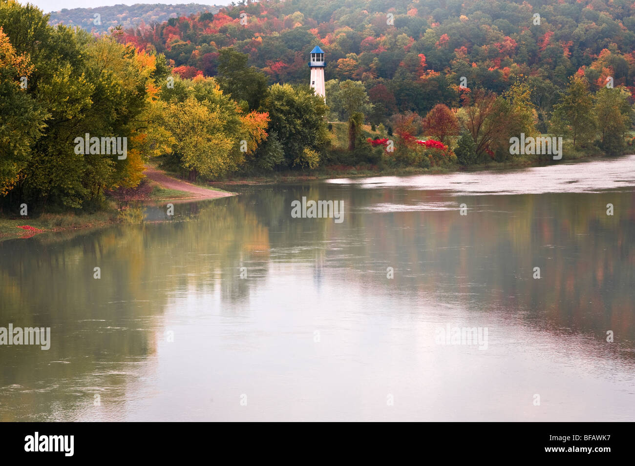 Watchtower lighthouse on river hi-res stock photography and images - Alamy