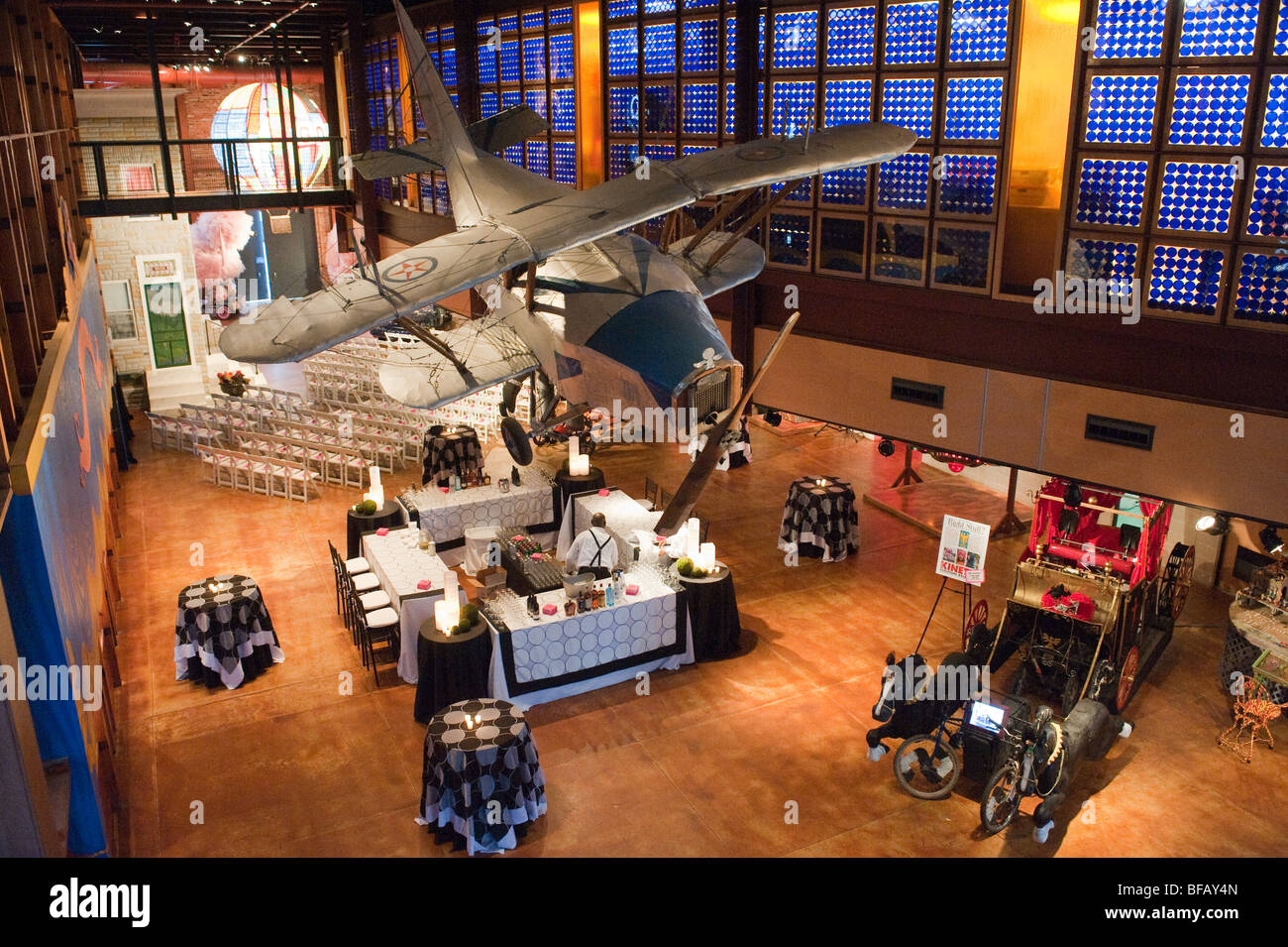 American Visionary Art Museum set up for party Stock Photo - Alamy