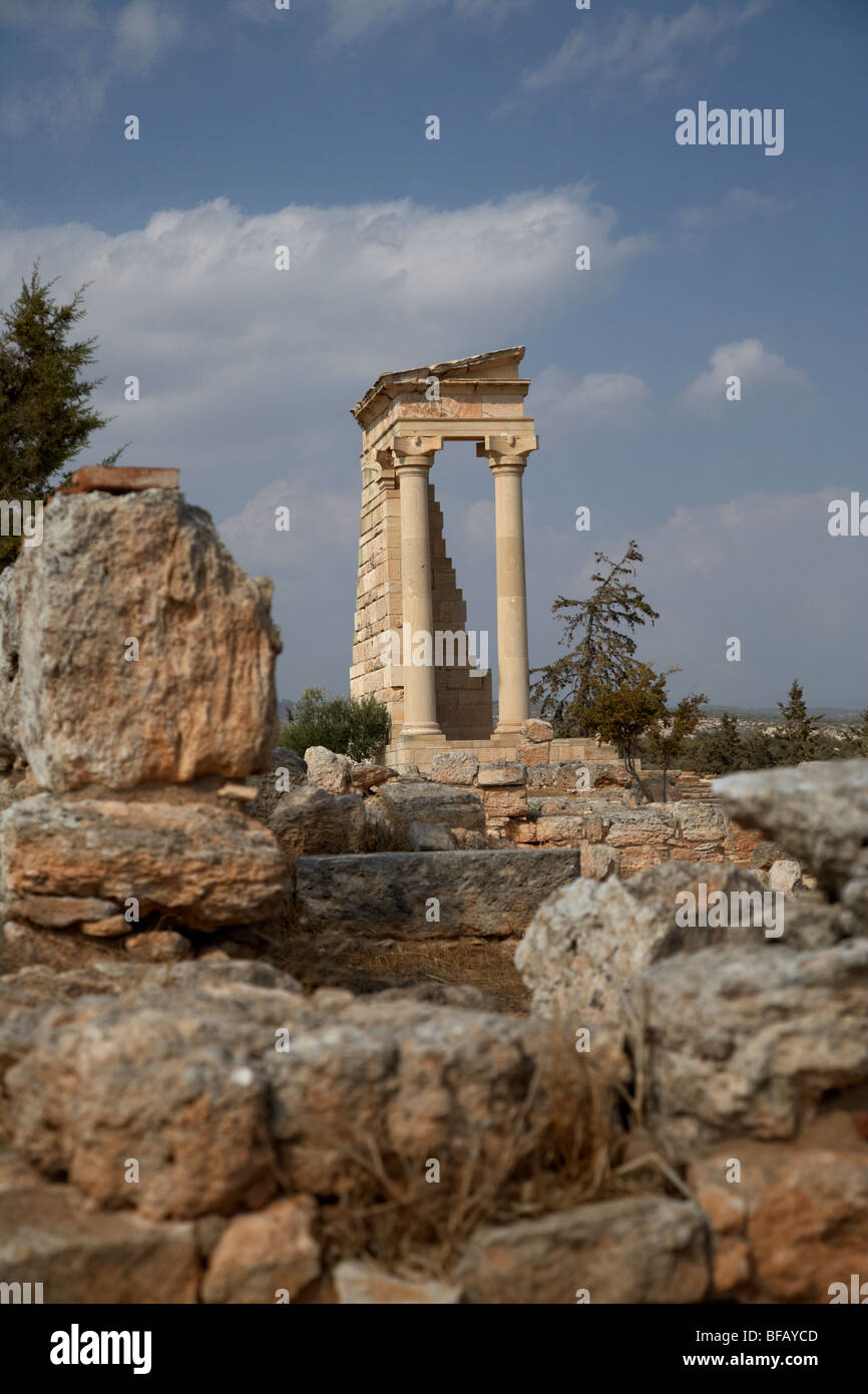 Palaestra at the sanctuary of apollon hylates hi-res stock photography ...