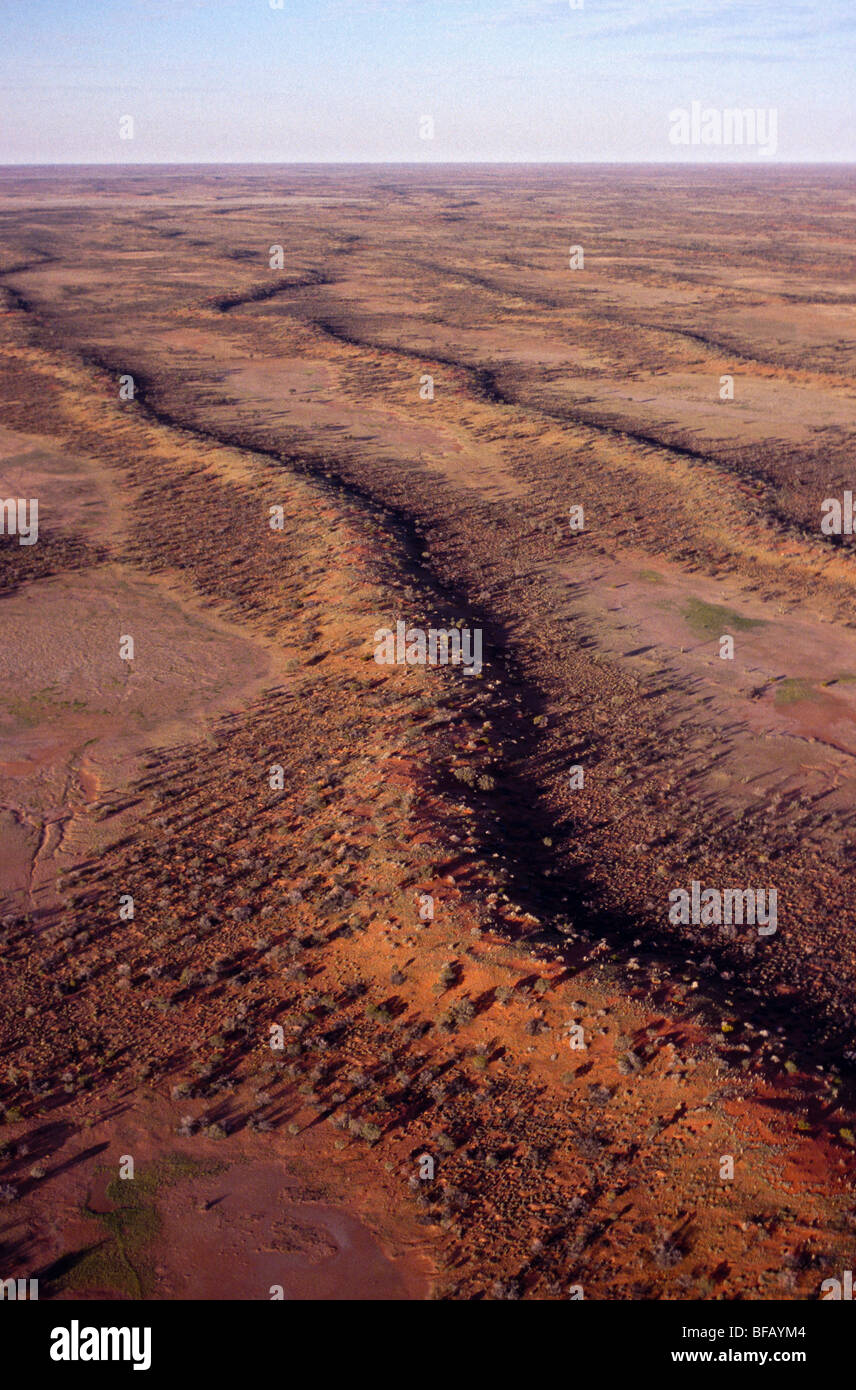 Sand dune patterns, outback Australia Stock Photo - Alamy