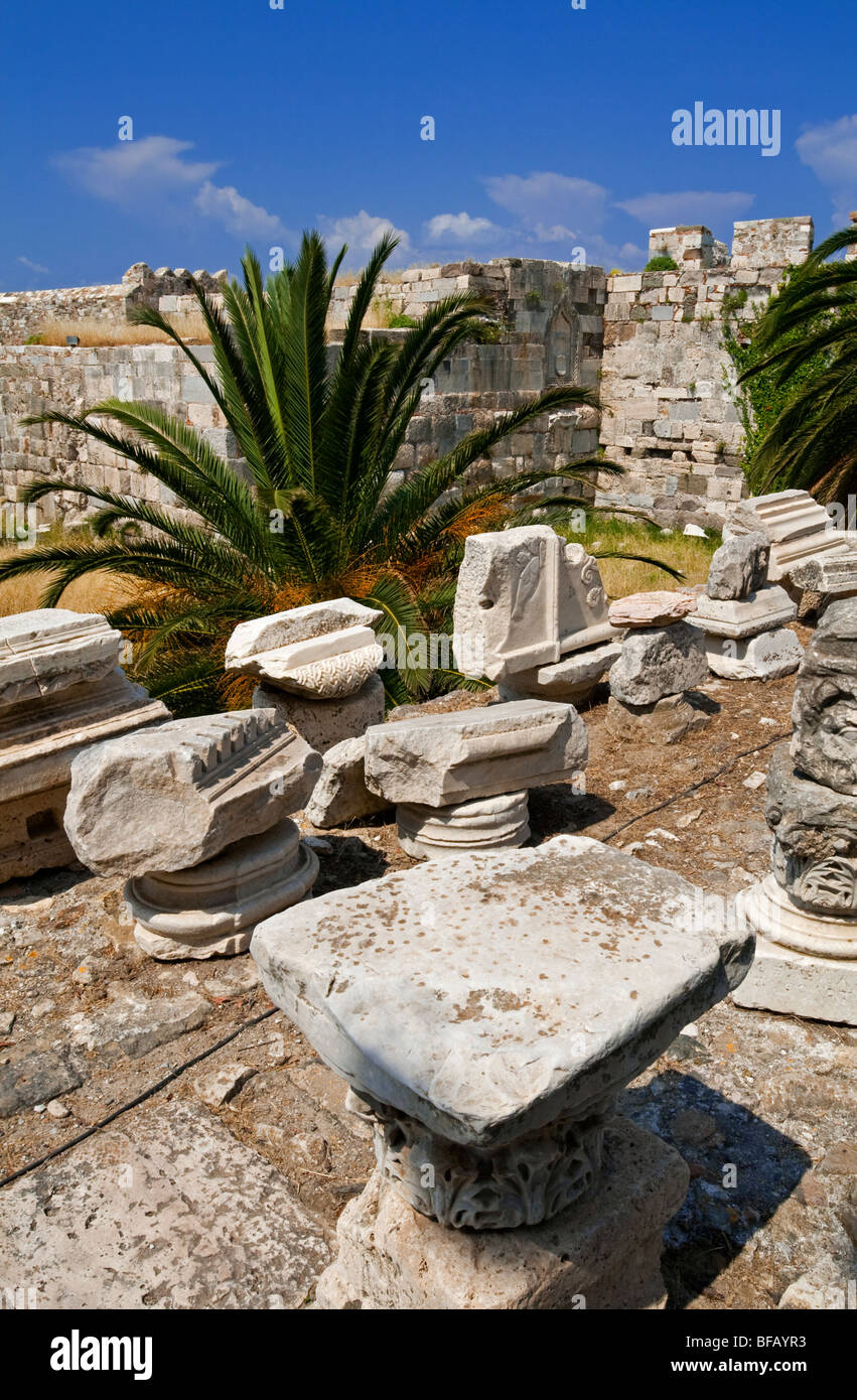 Kos Castle or the Knight's Castle also known as Neratzia Castle a 14th ...