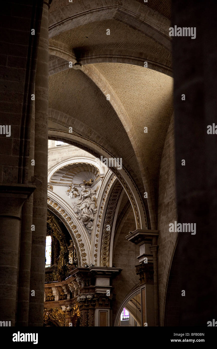 Valencia cathedral interior valencia spain hi-res stock photography and ...