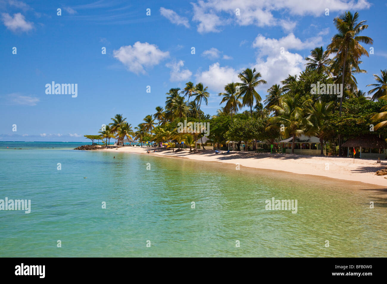 Pigeon Point Beach in Tobago Stock Photo - Alamy Pigeon Point Beach in Tobago Stock Photo - Alamy