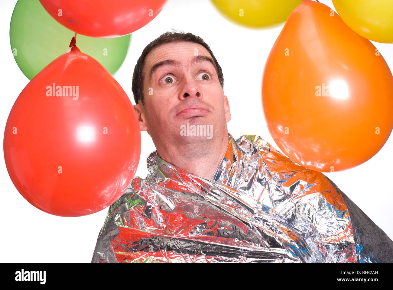 Confused man party hi-res stock photography and images - Alamy