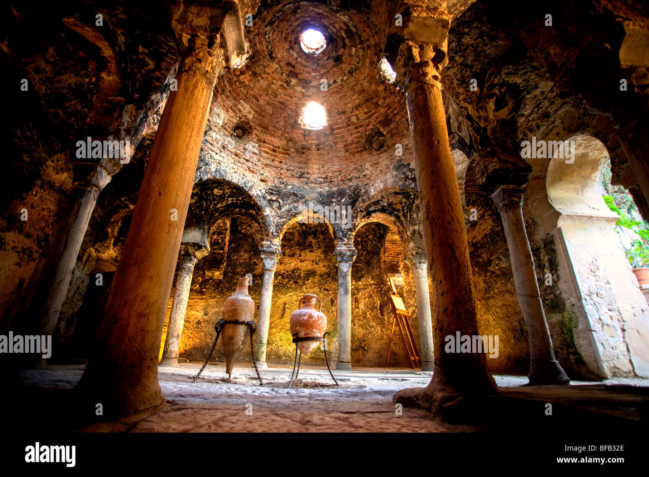 Arab baths, Palma, Mallorca Stock Photo - Alamy