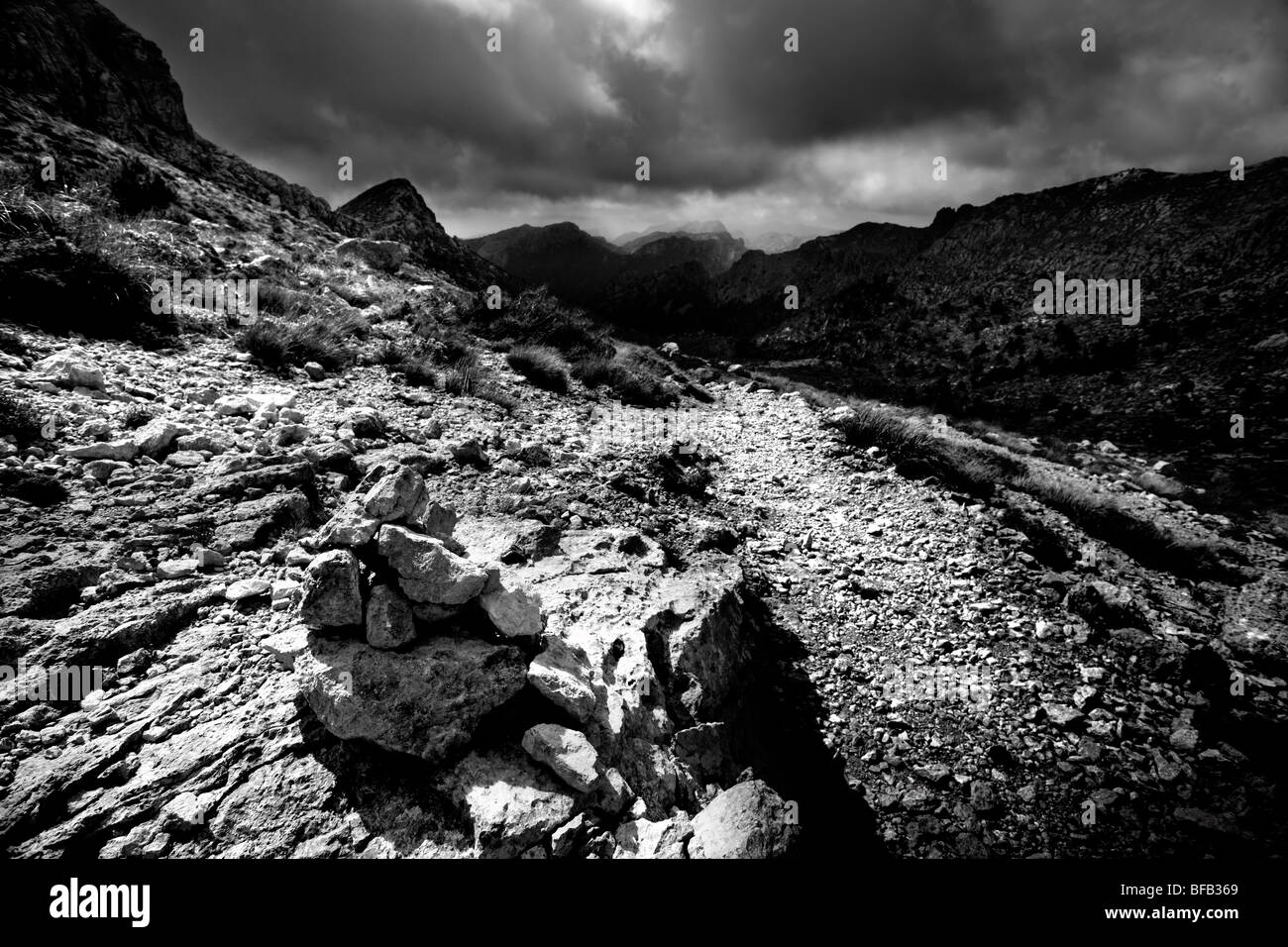 The GR-221 Walking Route from Cuber Lake to Lluc Monastery, Tramuntana ...