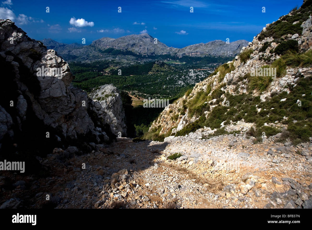 Tomir Mountain, Serra de Tramuntana, Mallorca Stock Photo - Alamy