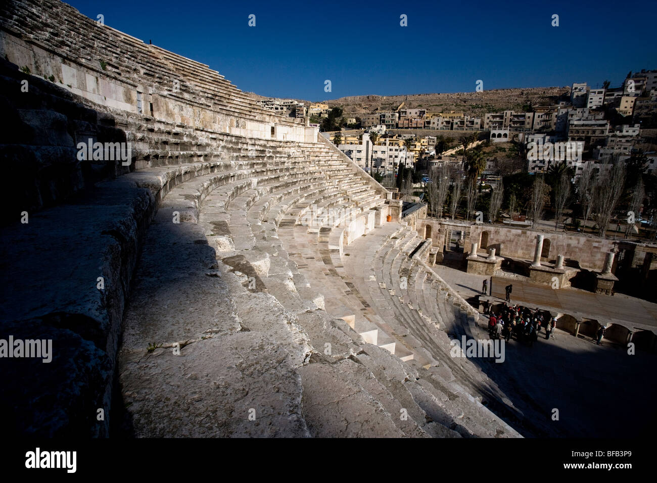 Roman amphitheatre, Downtown Amman, Jordan Stock Photo - Alamy