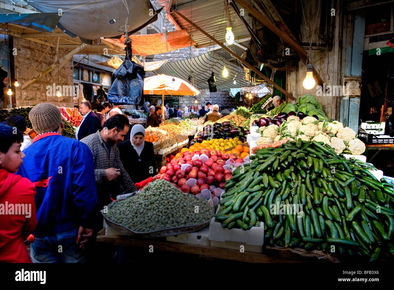Market stalls, Downtown Amman, Jordan Stock Photo - Alamy