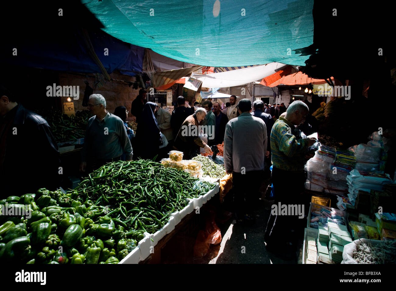 Market stalls, Downtown Amman, Jordan Stock Photo - Alamy