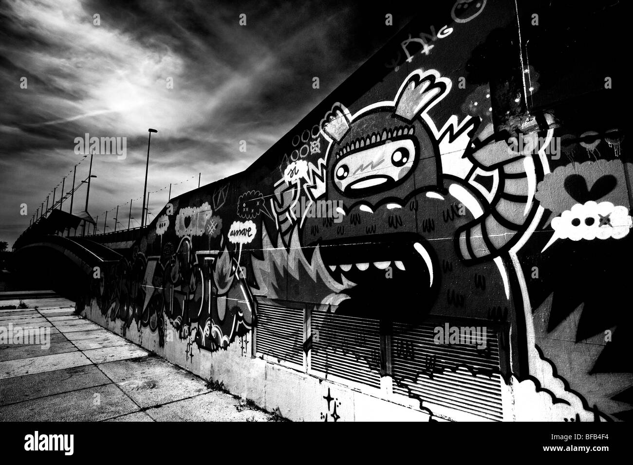 Graffiti, Seville city, Andalucia, Spain Stock Photo - Alamy