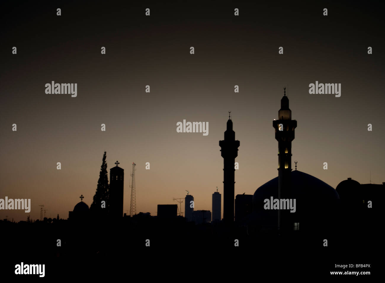 King Abdullah Mosque, El-Abdali district, Amman, Jordan Stock Photo - Alamy