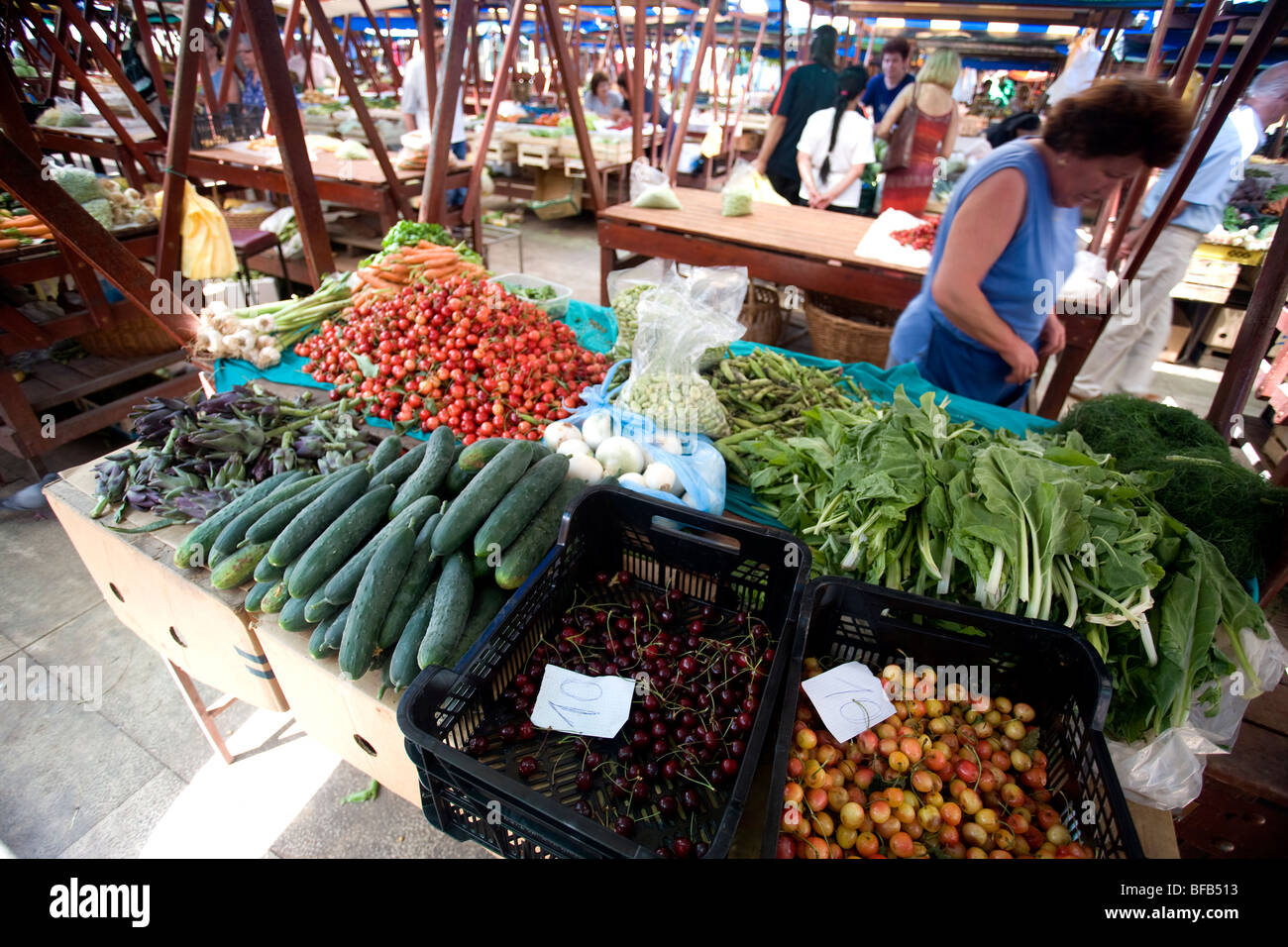 Market Stall Croatia High Resolution Stock Photography and Images - Alamy