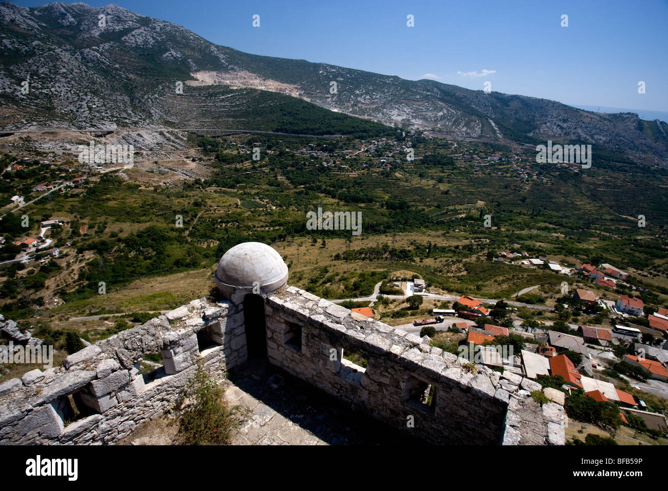 Klis Fortress, 9km from Split, Central Dalmatia, Croatia Stock Photo ...
